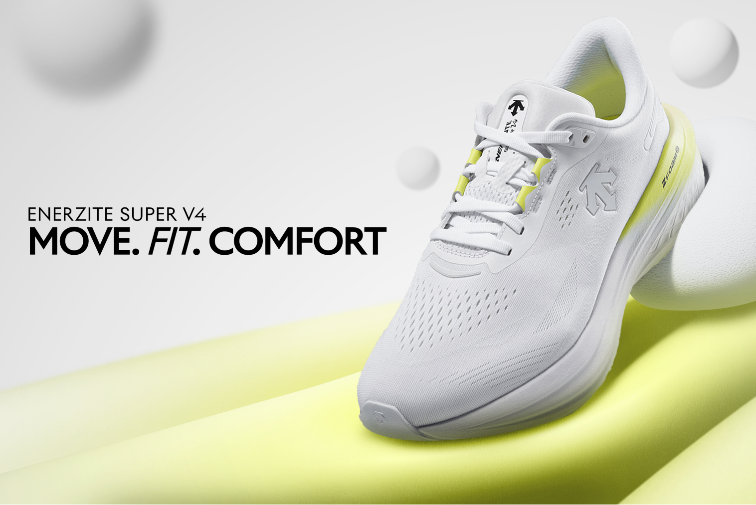 패션비즈 | 데상트, 데일리 러닝화 '에너자이트 슈퍼 V4' 공개